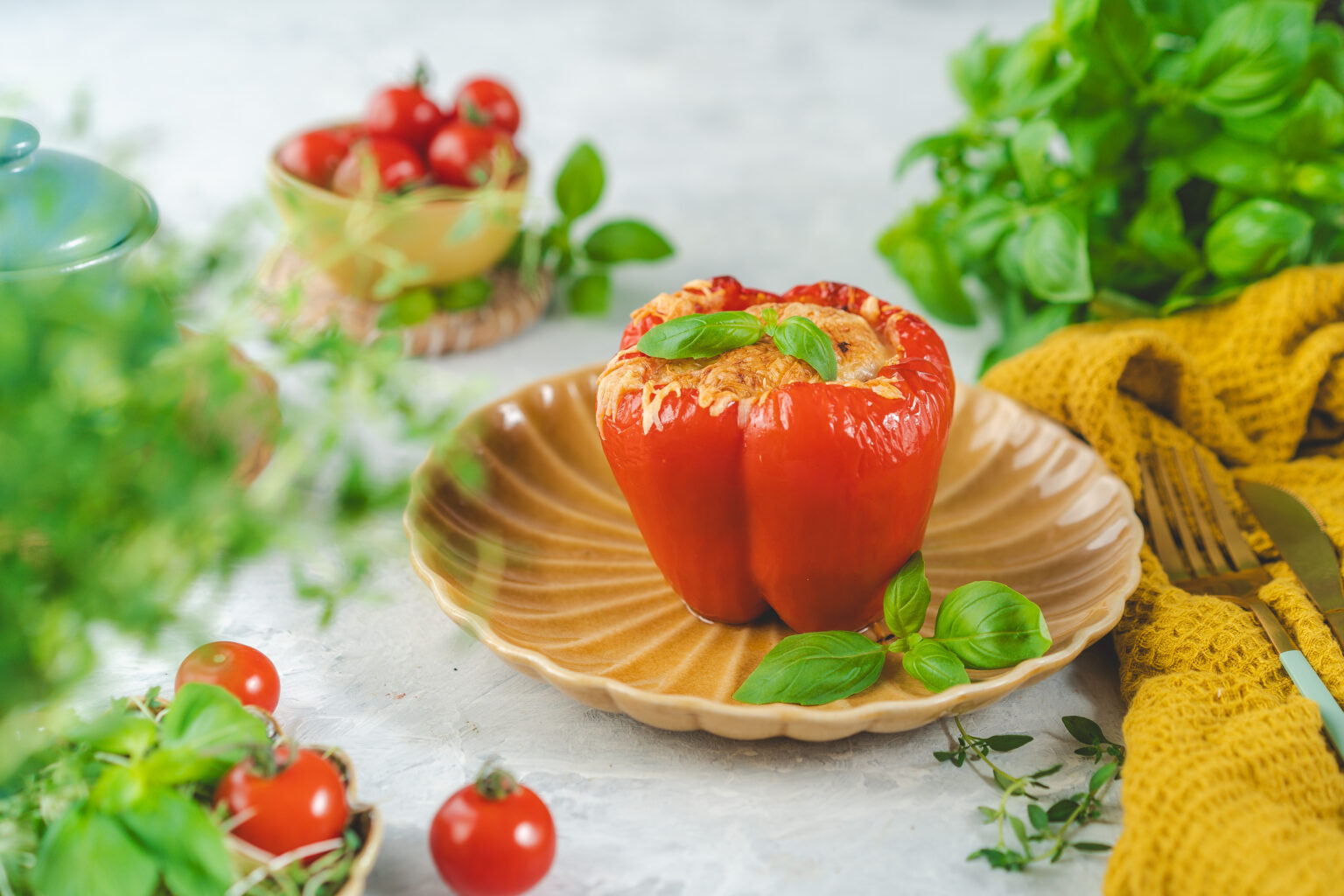 Itaaliapärased täidetud paprikad - Toitumisnõustaja+